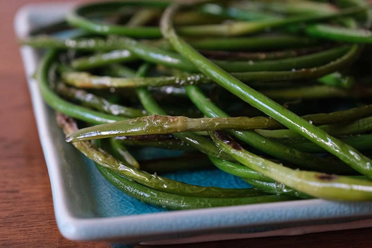 Delicious Sautéed Garlic Scapes Recipe