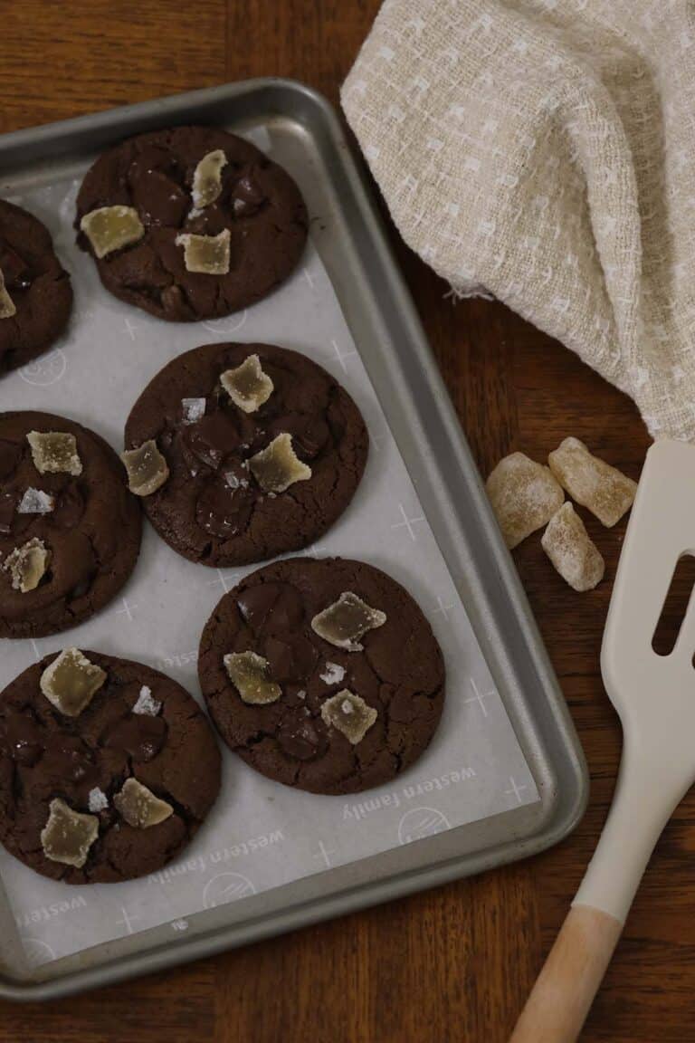 Delicious Double Chocolate Ginger Cookies Recipe