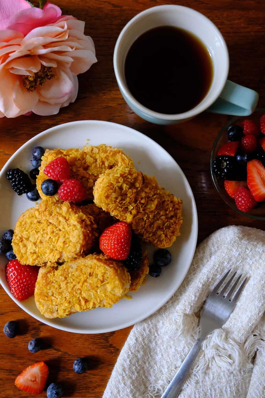 The Best Cornflake Crispy French Toast Recipe